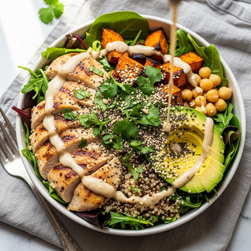 Healthy Protein Power Bowl Recipe - Zesty Bowl